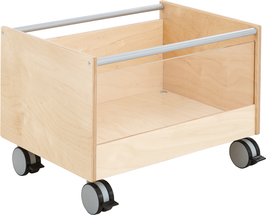 Rolbak voor onder Stapelbank H 43 cm - Plutar