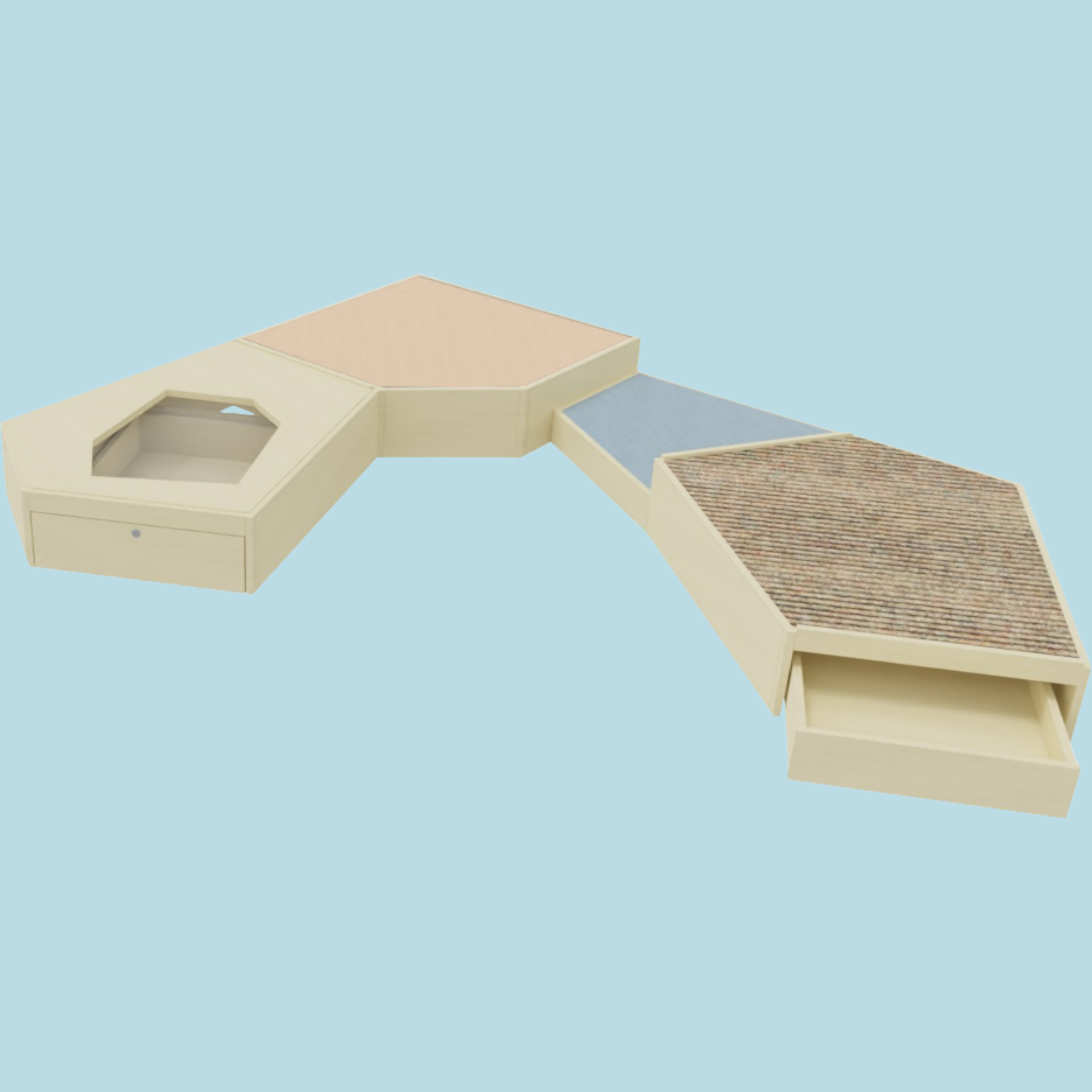 Grow.Upp podiums hout - Plutar